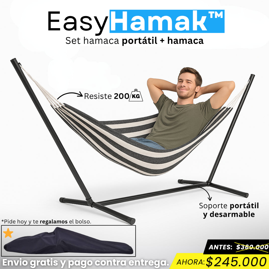 Set hamaca portátil + hamaca – hogariconico